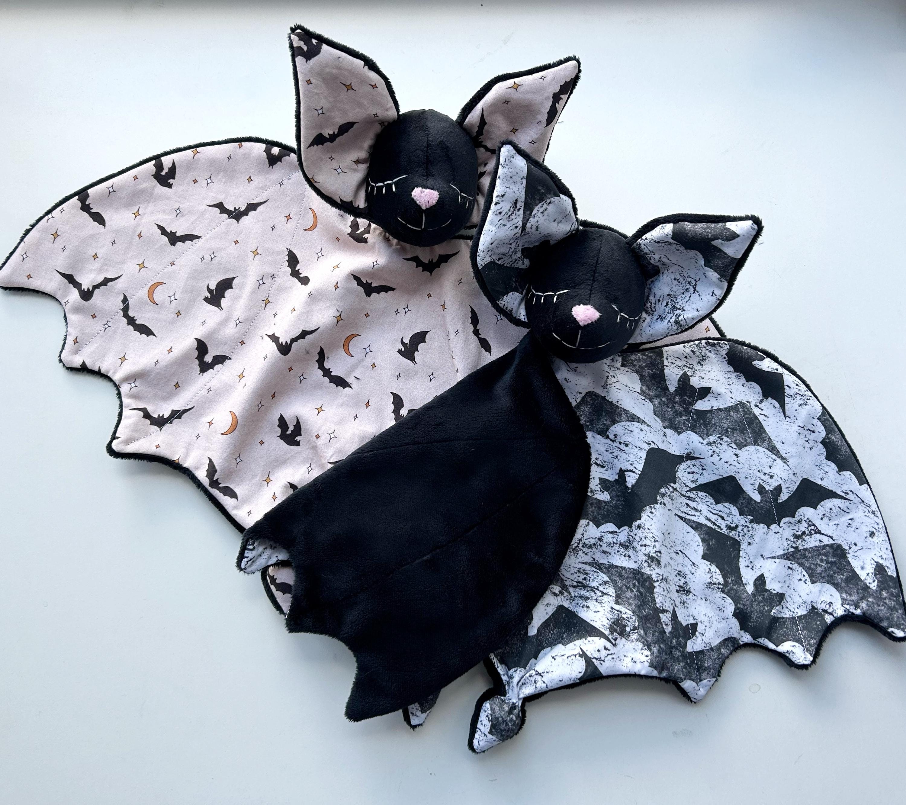 Personalized Baby Halloween Bat Lovey Blanket - Etsy