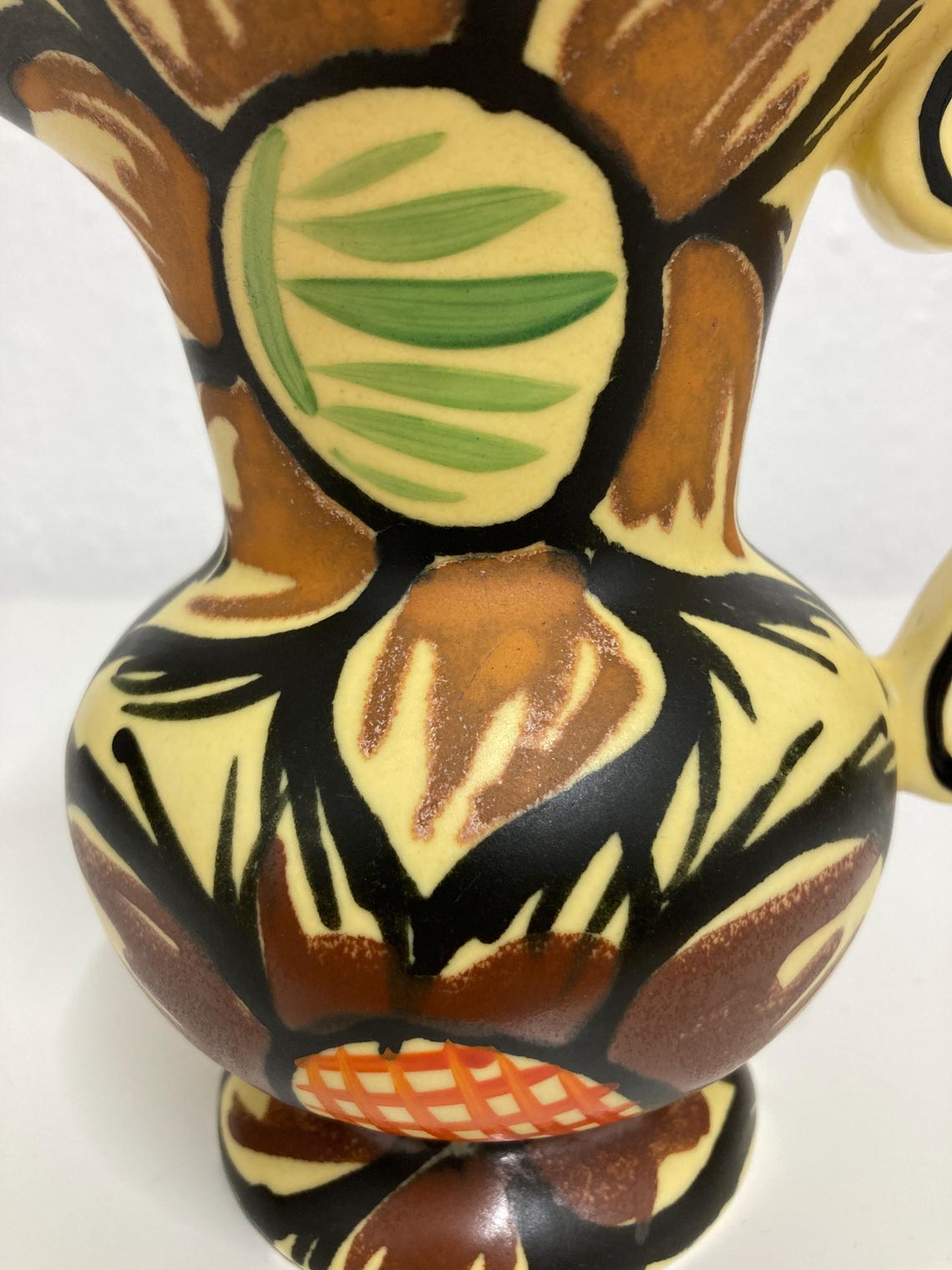 Art Deco Colourful Jug by Ditmar Urbach - Etsy