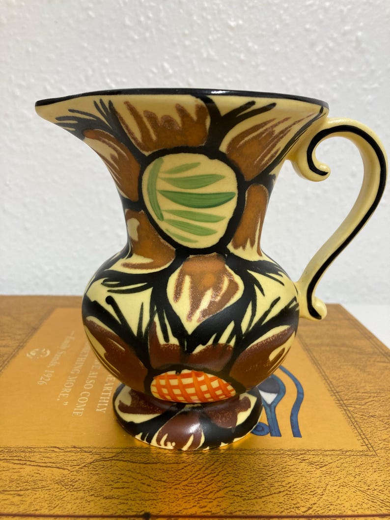 Art Deco Colourful Jug by Ditmar Urbach - Etsy