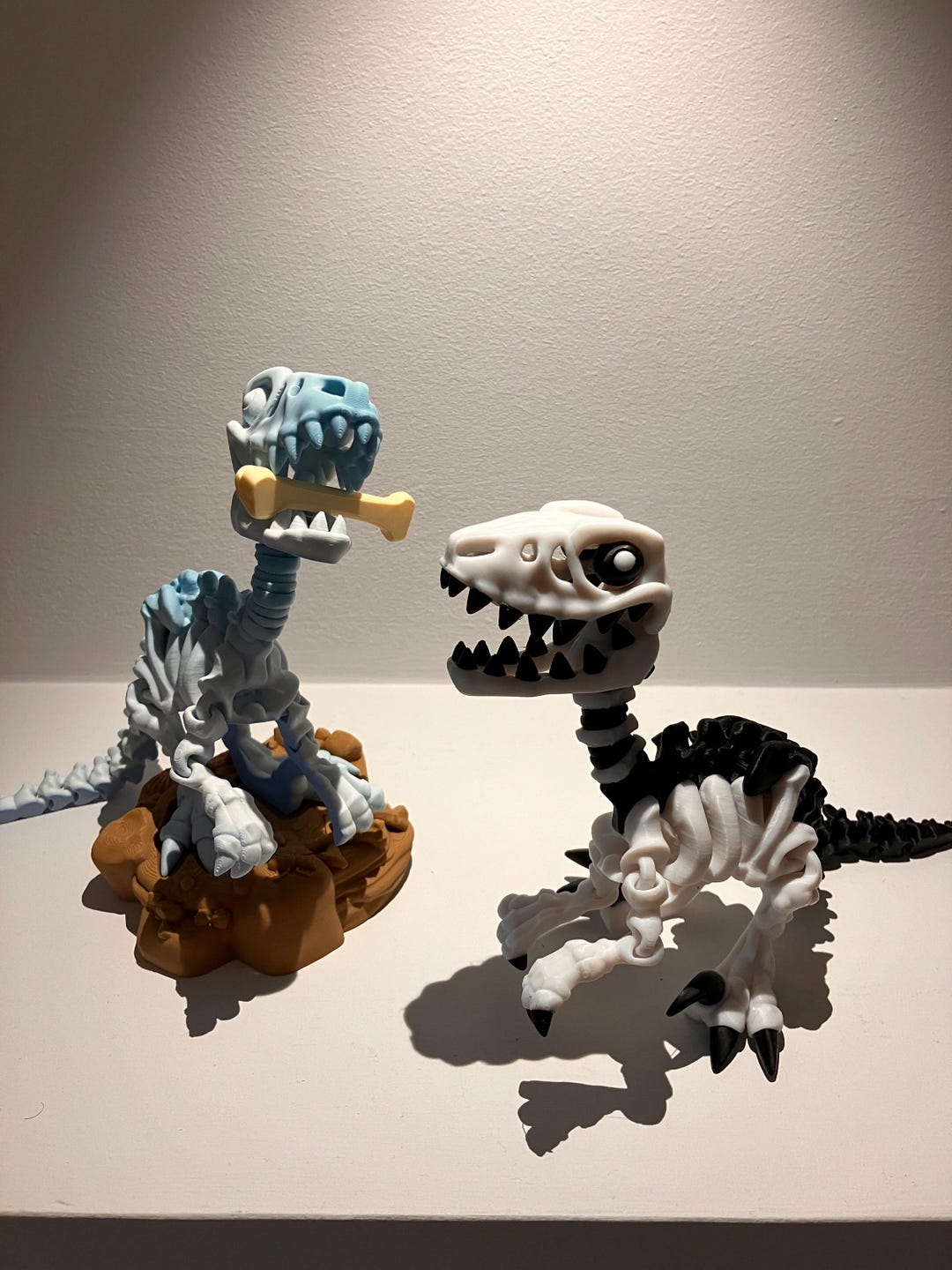 Skeleton Raptor, 3D Printed Articulated Raptor Dino, Sensory Toy ...