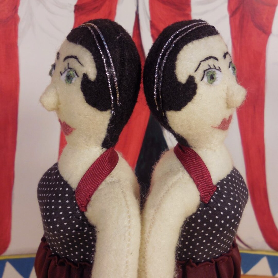 Conjoined Twins Plush Doll - Etsy