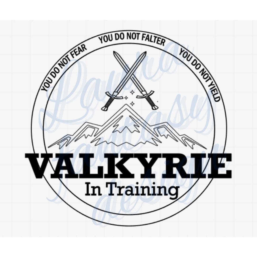 VALKYRIE IN TRAINING Svg File - Etsy
