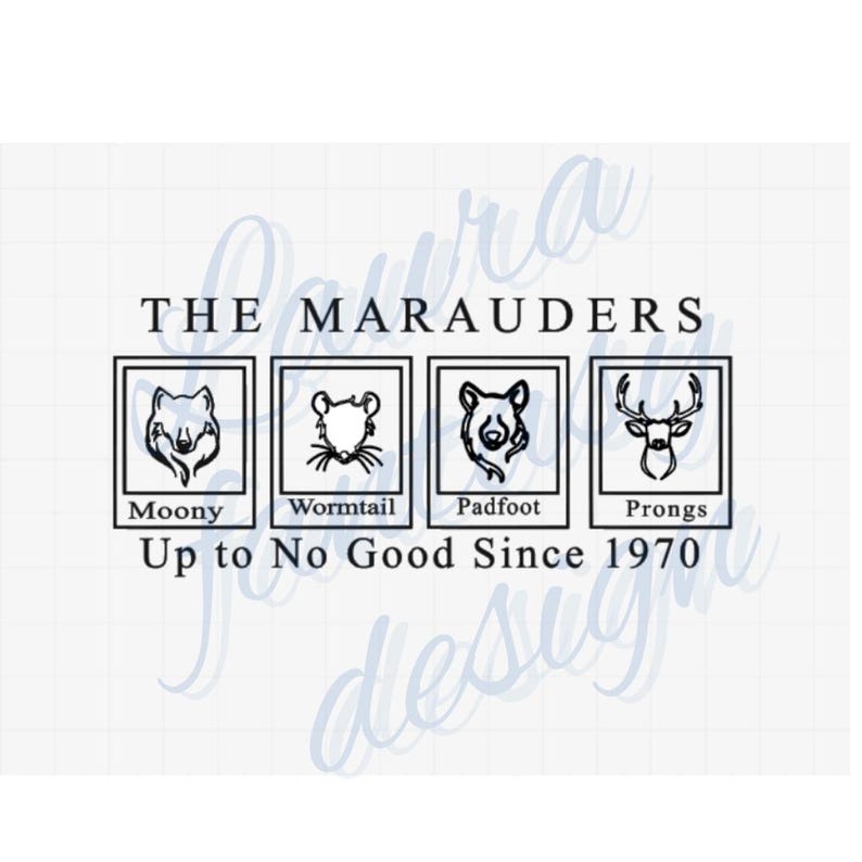 The Marauders SVG and PNG File - Etsy