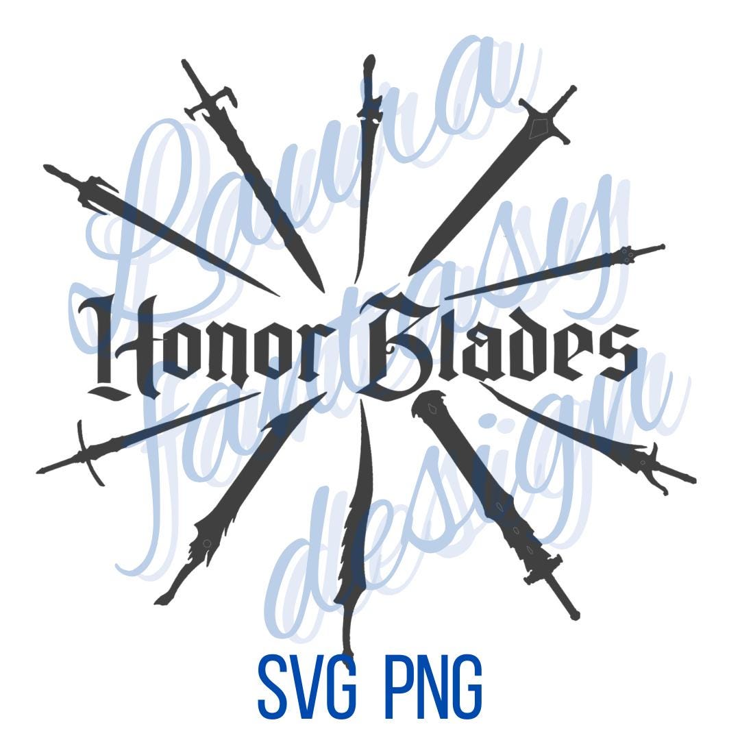 Blades of Honor SVG and PNG - Etsy