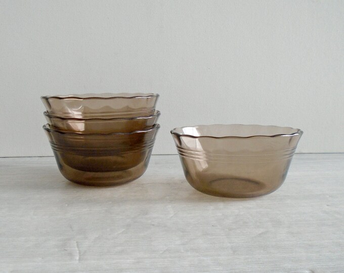 Pyrex Fireside Custard Cups 4 Vintage Pyrex Fireside Custard - Etsy