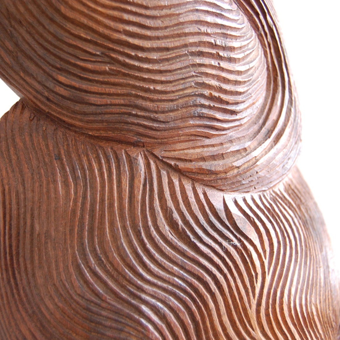 Carved Wooden Head Vintage Carved Wooden Head Sculpture | Etsy