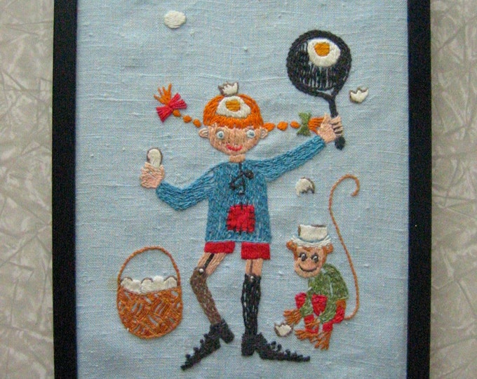 Pippi Longstocking Embroidery - Etsy