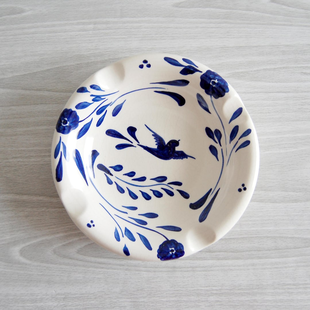 Vintage Mexican Ceramic Ashtray, SA Inn Souvenir, Folk Art Pottery - Etsy