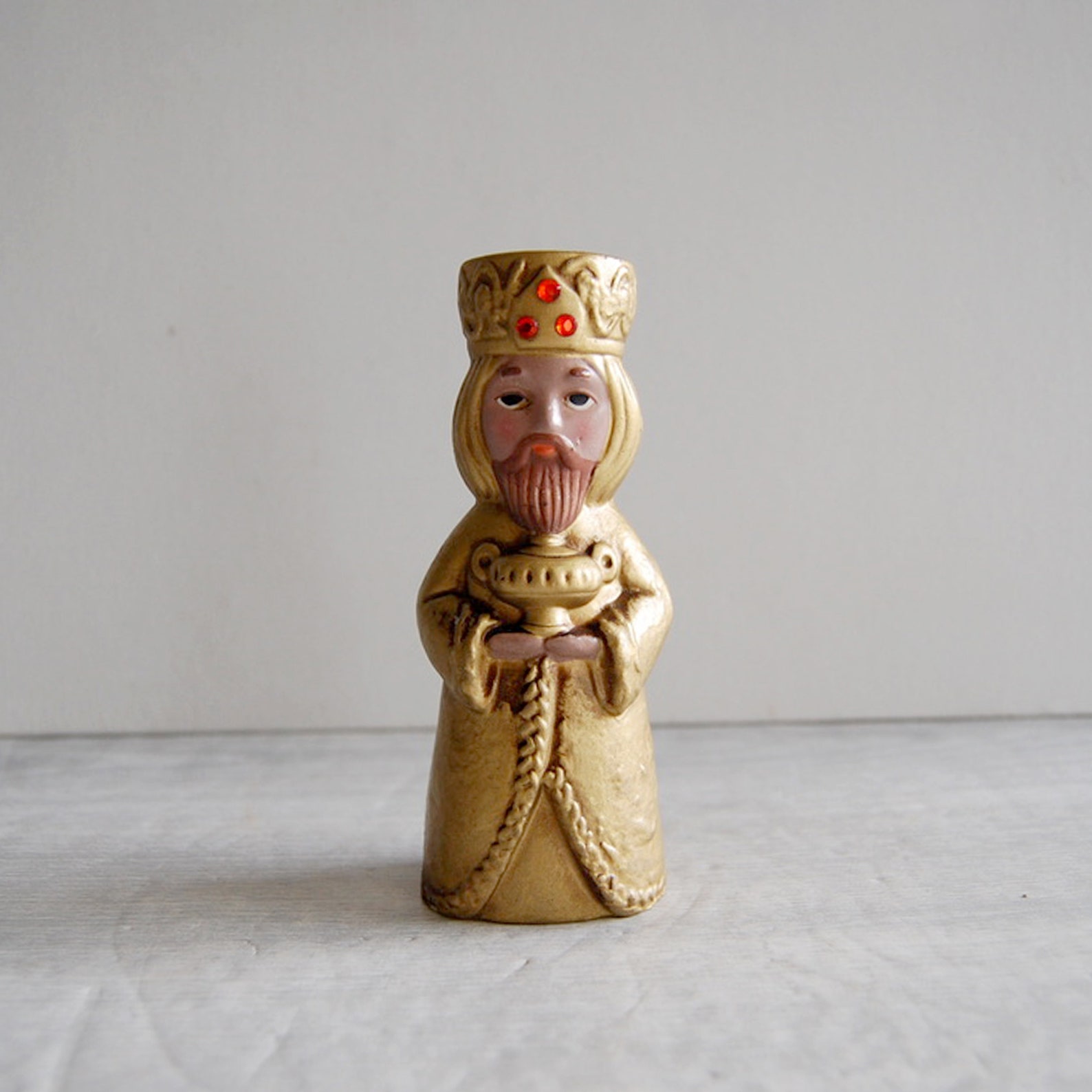 Wise Man Figurine, Vintage Nativity Figurine, Vintage Wise Man Figurine ...