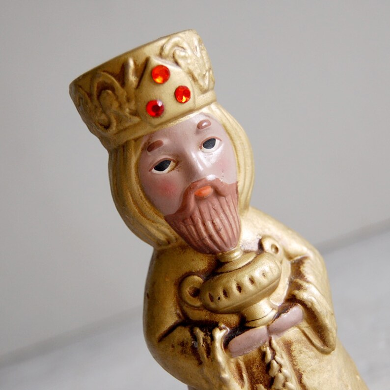 Wise Man Figurine, Vintage Nativity Figurine, Vintage Wise Man Figurine ...