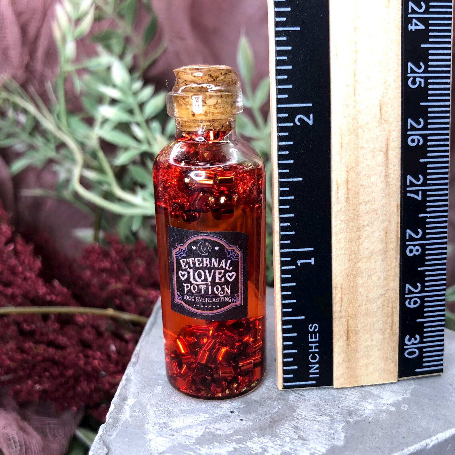 Love Lost Potion, Liquid- Filled Witchy, Fairy Cottage Core, LARP ...