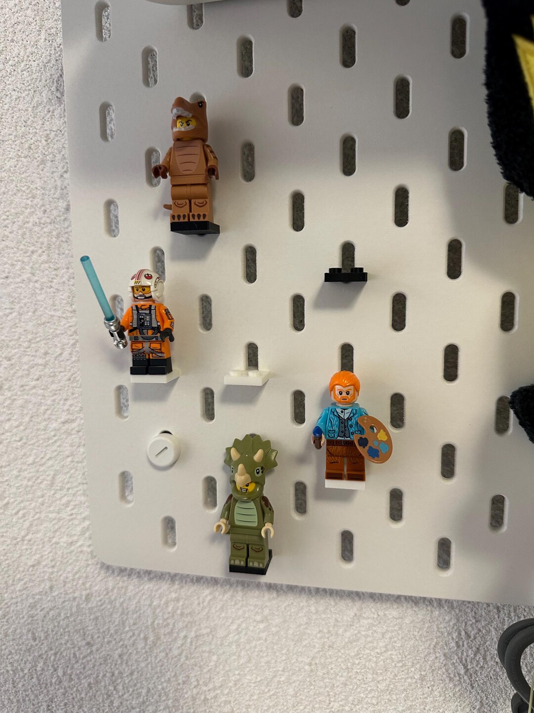 IKEA SKADIS Lego Minifigure Stand | 2-stud 4-stud Display Rack | Wall ...