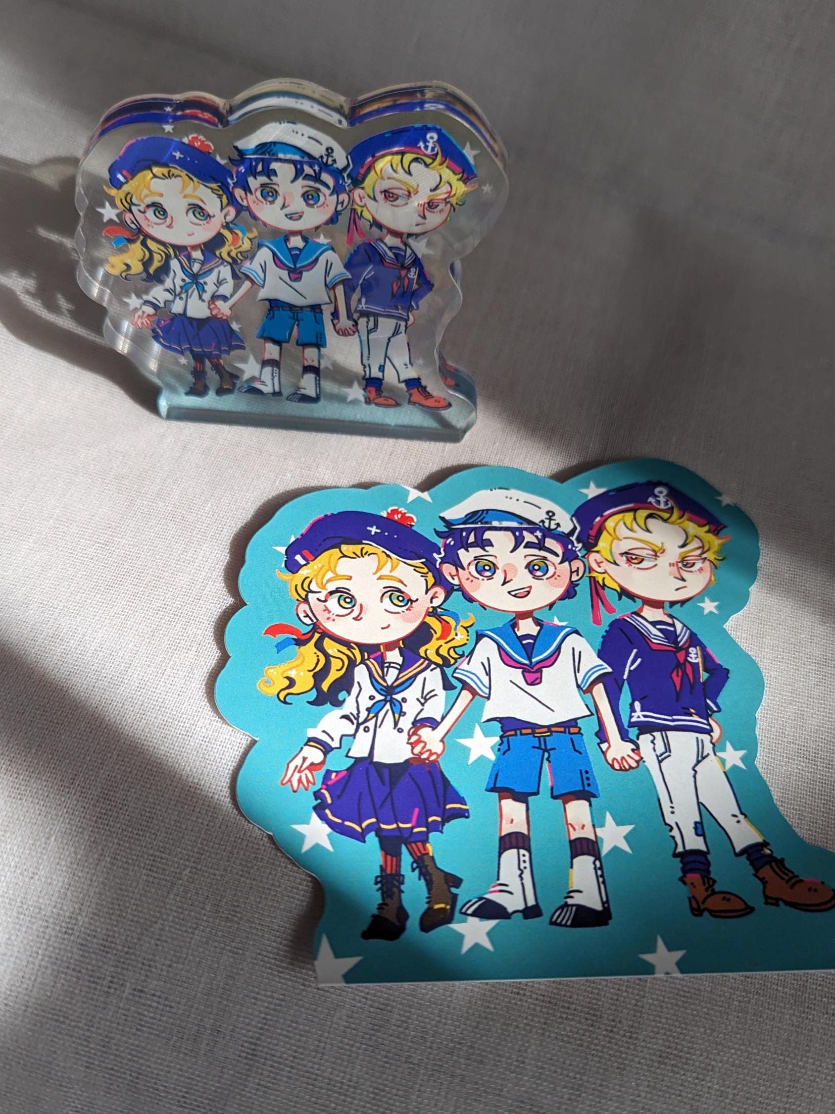 Dio Jonathan Erina Standee and Vinyl Sticker | JJBA Part 1| Jojo ...