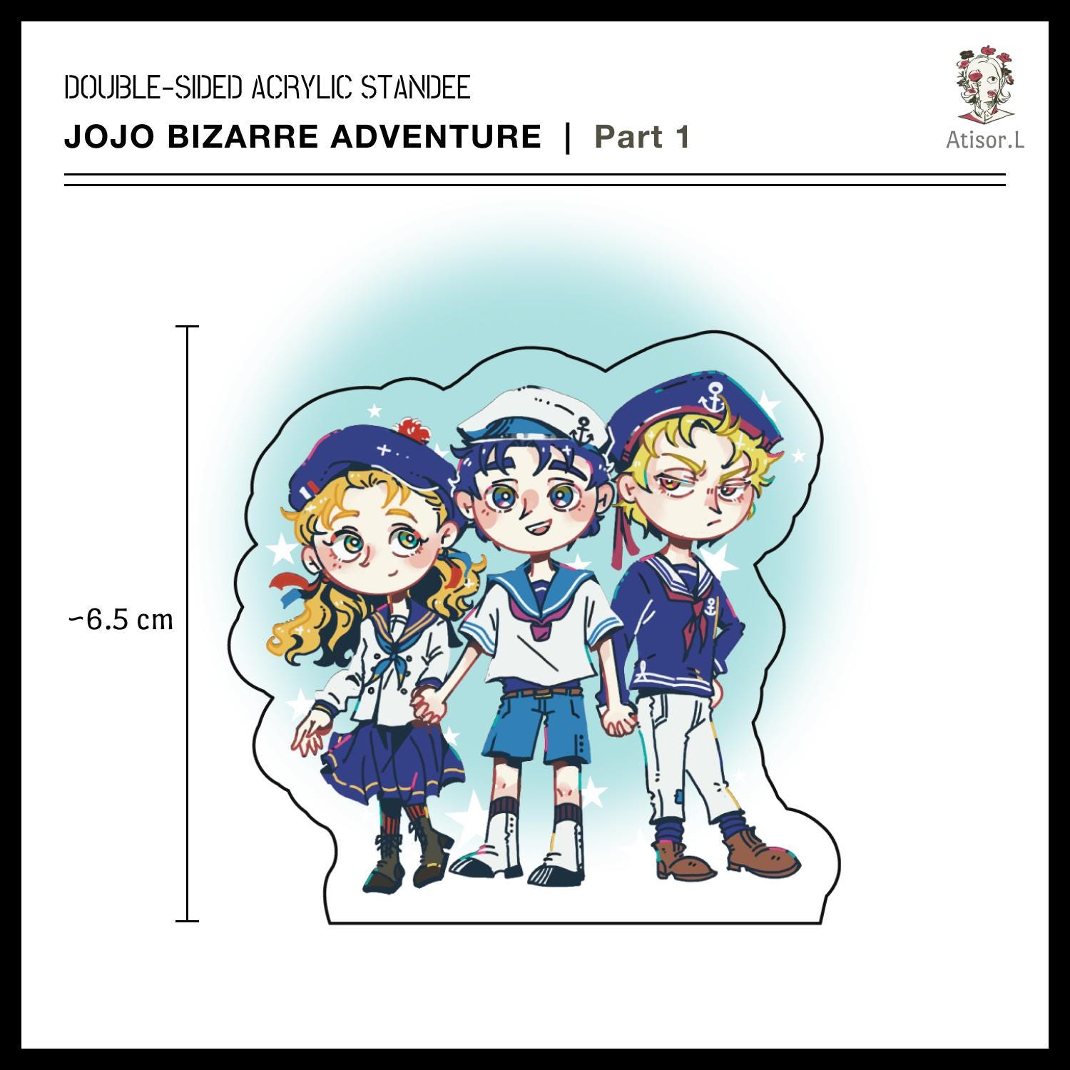 Dio Jonathan Erina Standee and Vinyl Sticker | JJBA Part 1| Jojo ...