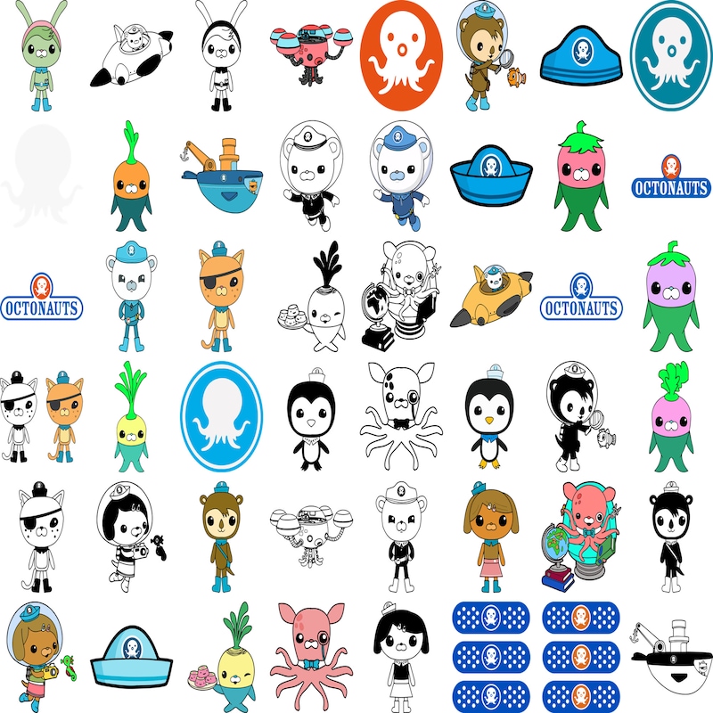 Octonauts Stickers - Etsy
