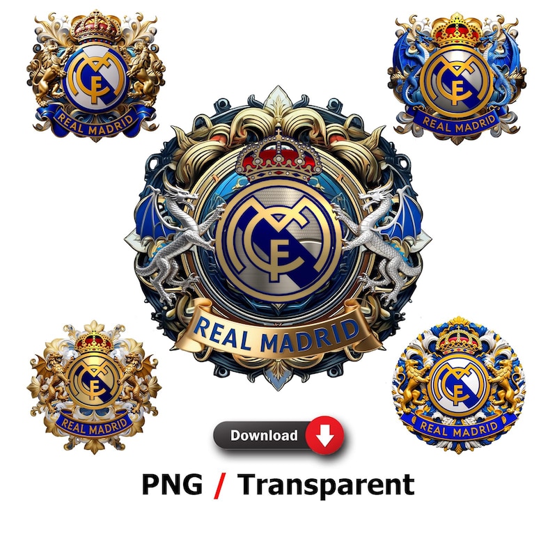 Real Madrid Stickers - Etsy
