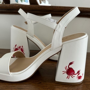 Women's Hand-painted Shoes - Lobsters and Crabs - Etsy