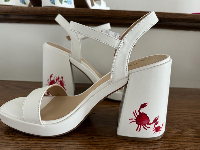 Women's Hand-painted Shoes - Lobsters and Crabs - Etsy