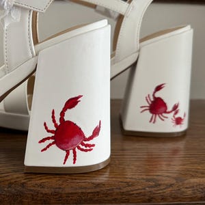 Women's Hand-painted Shoes - Lobsters and Crabs - Etsy