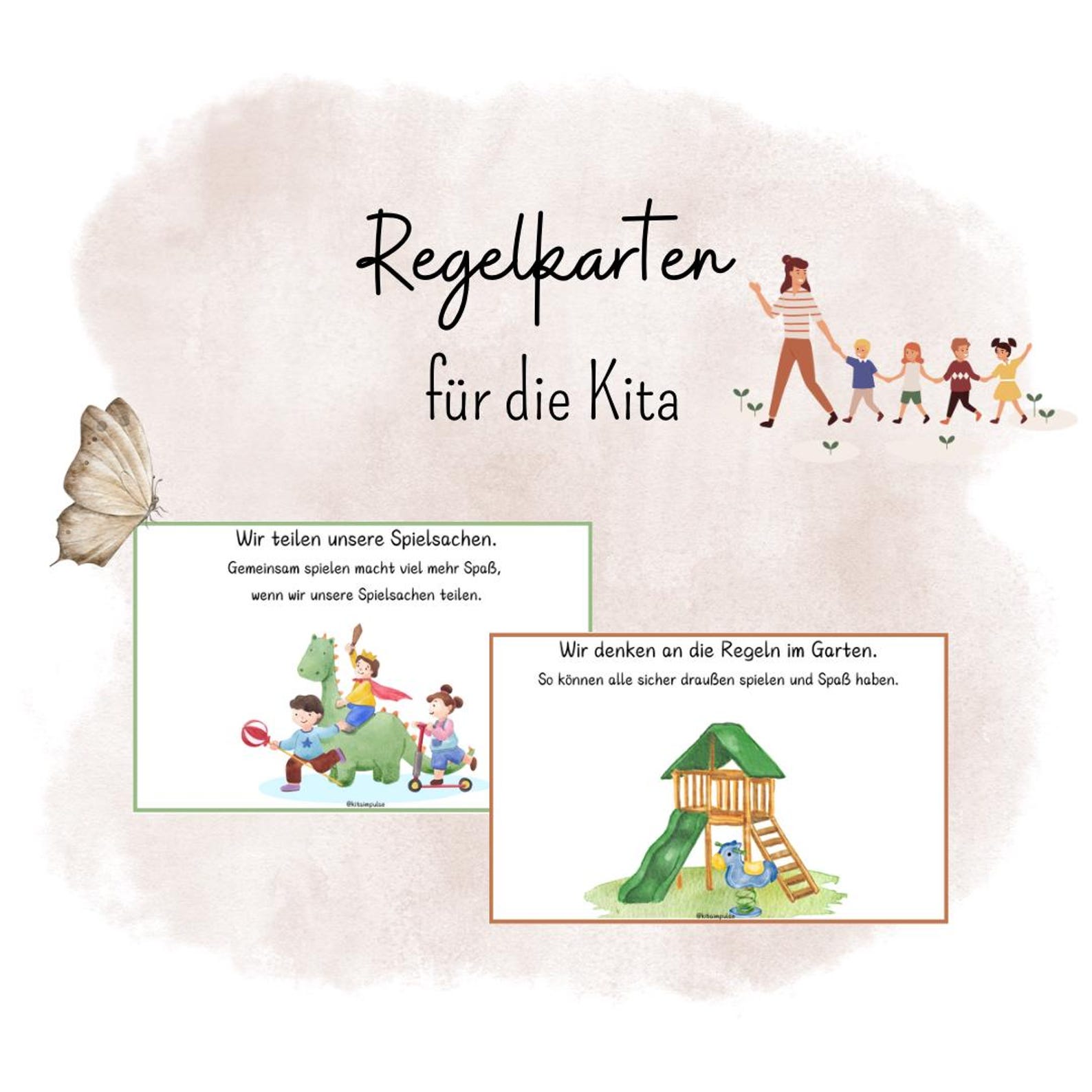 Regelkarten für den Kindergarten, visualisierte Regeln für Kinder - Etsy.de