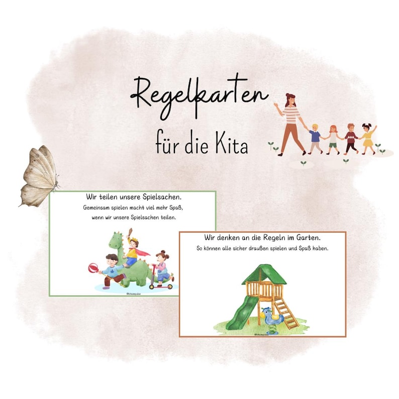 Regelkarten für den Kindergarten, visualisierte Regeln für Kinder - Etsy.de