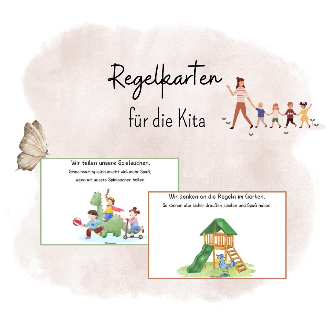 Regelkarten für den Kindergarten, visualisierte Regeln für Kinder - Etsy.de