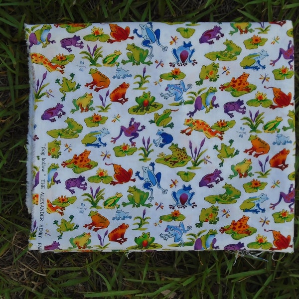 Frog Fabric - Etsy