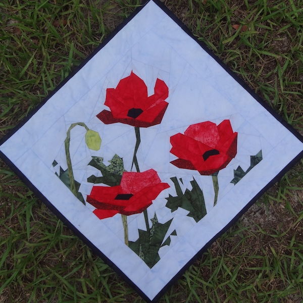 Poppy Quilt Pattern - Etsy
