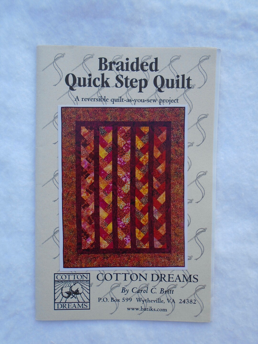 Braided Quick Step Quilt / French Braid Quilt Pattern / Quilt Pattern ...