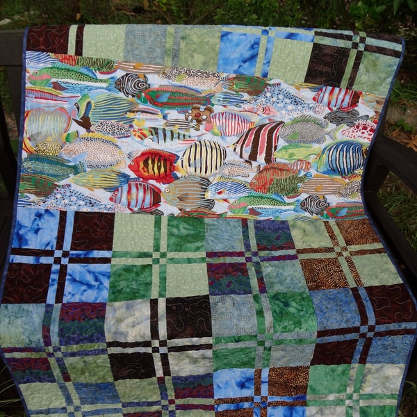 Fish Quilt - Etsy