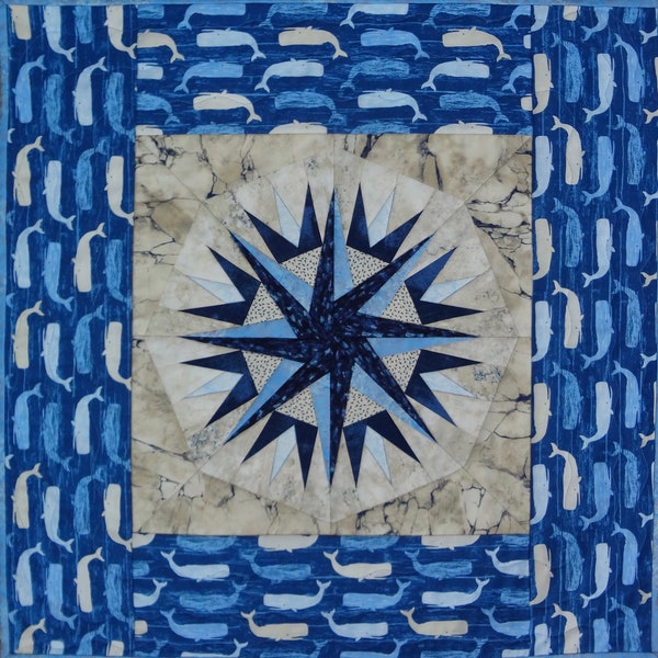 Mariners Compass Quilt Pattern - Etsy