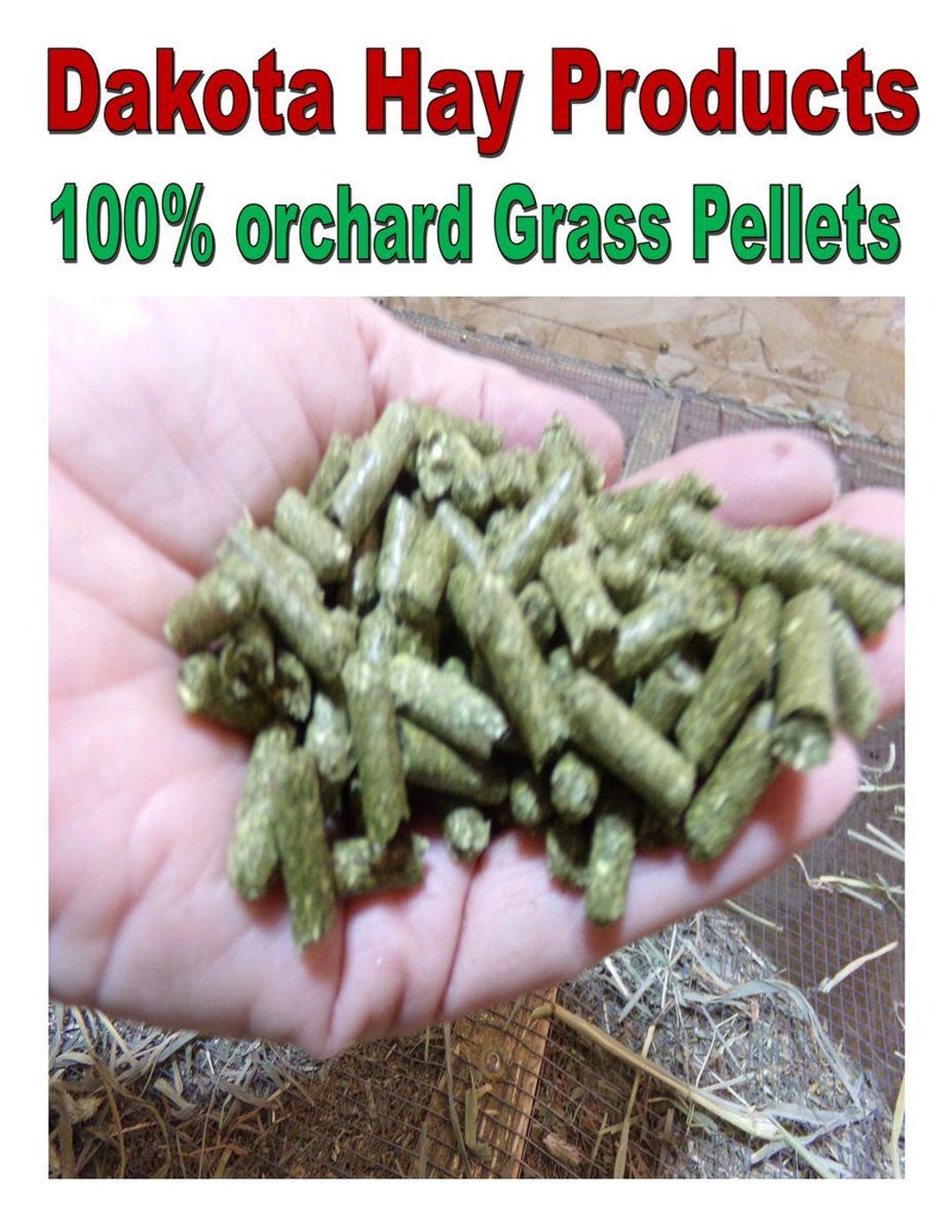 100%orchard Grass Pellets 3 Pounds of Fresh Run Pellets There is None ...