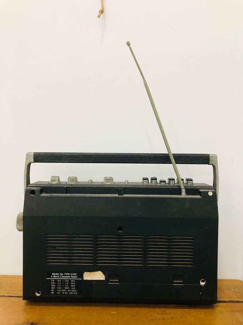 1970s Retro Stereo Cassette Boombox AM / FM Cassette Radio - Etsy