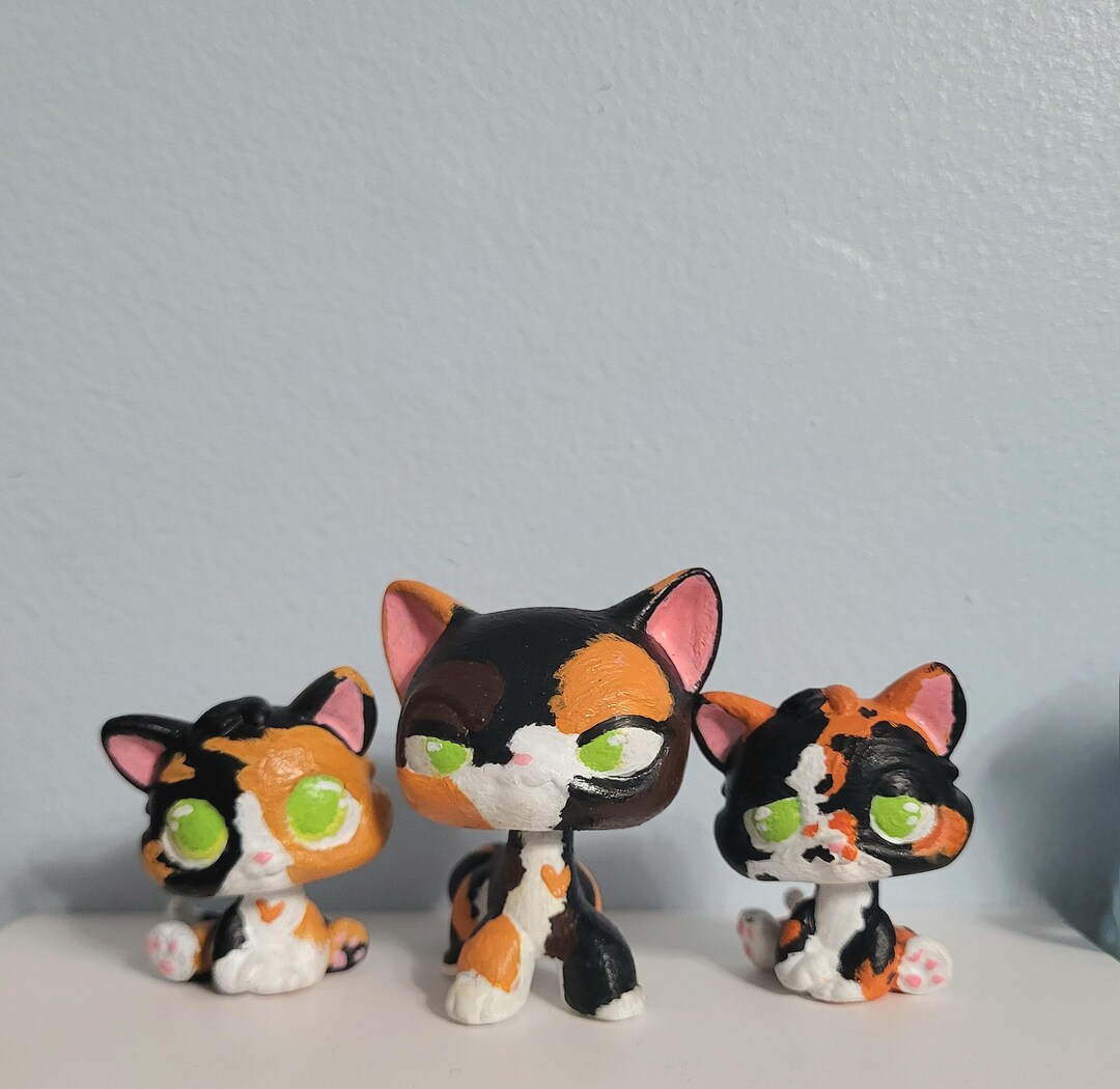 LPS Calico Cat Family Repaint Customs - Etsy