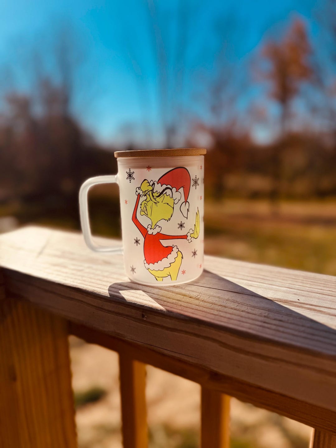 Iced Coffee Cup: Custom Mug Glass With Lid and Straw the Perfect Gift ...