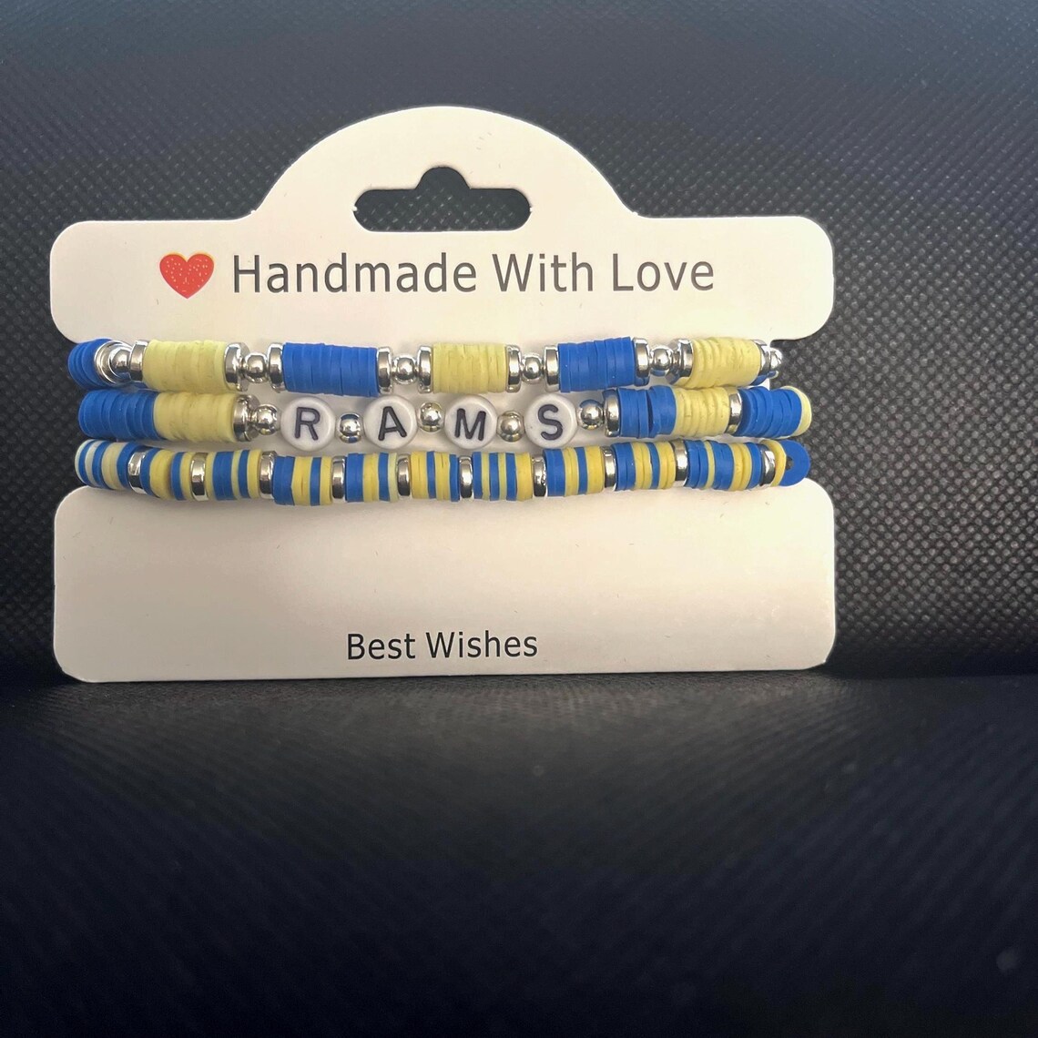 Set of 3 Hand Made NFL Sports Bracelets.. - Etsy