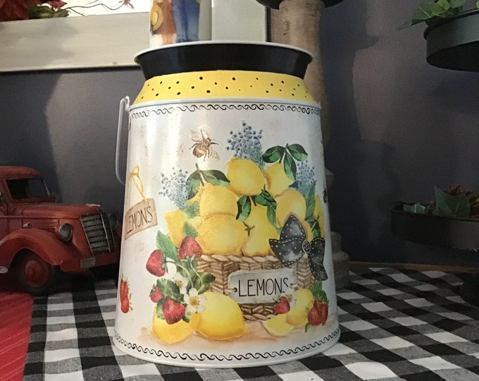 Lemon Kitchen Decor, Modern Farmhouse Decor, Lemon Decorations, Country ...