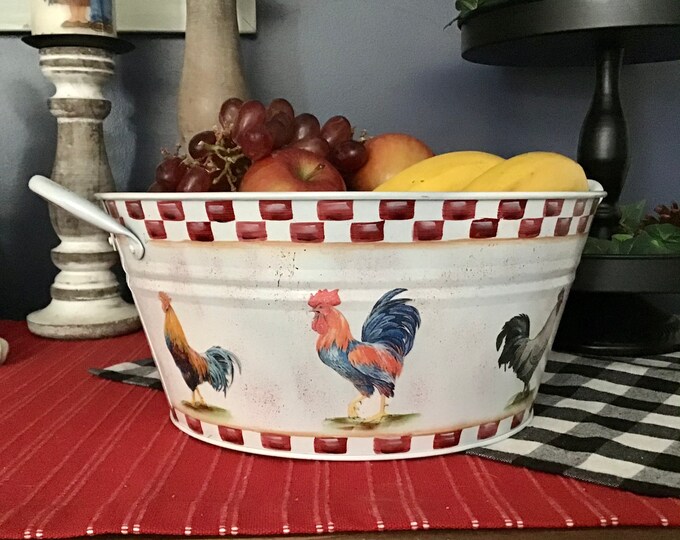 Farmhouse Rooster, Farmhouse Kitchen, Kitchen Rooster, Rooster Decor ...