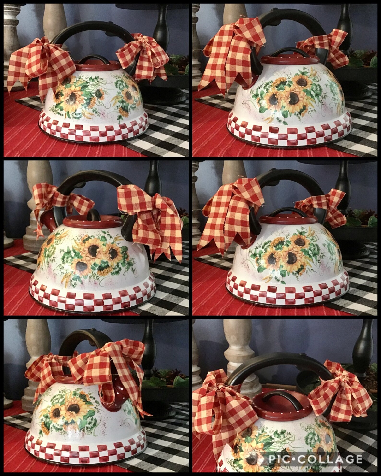 Sunflowers Tea Kettle Sunflowers Sunflower Decor Kitchen - Etsy