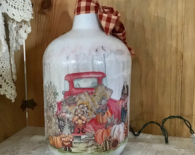 Red Truck for Fall, Red Truck With Pumpkins, Fall Decor, Thanksgiving ...