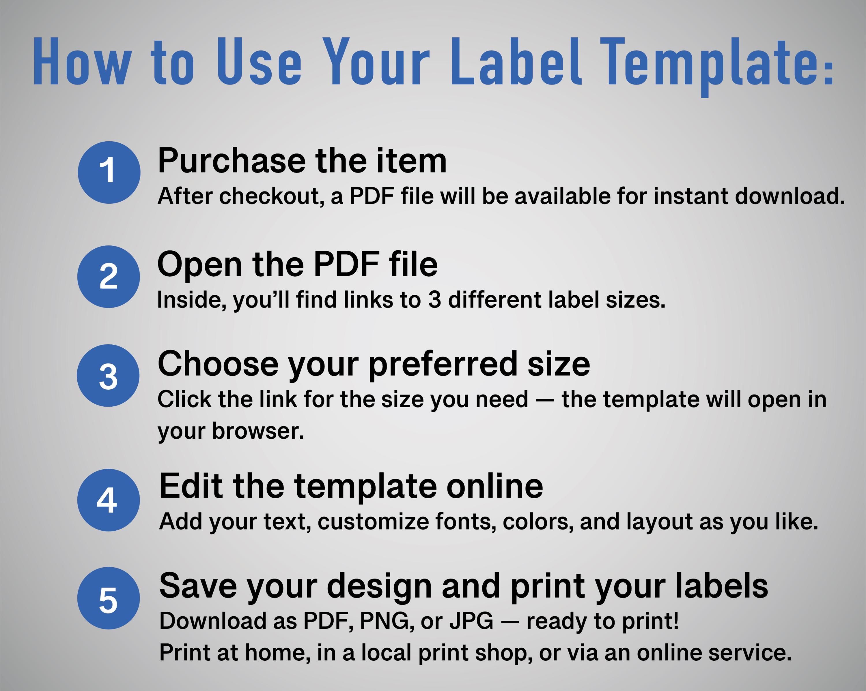 Custom Patron Template, Tequila Label, Printable Personalized Gift for ...
