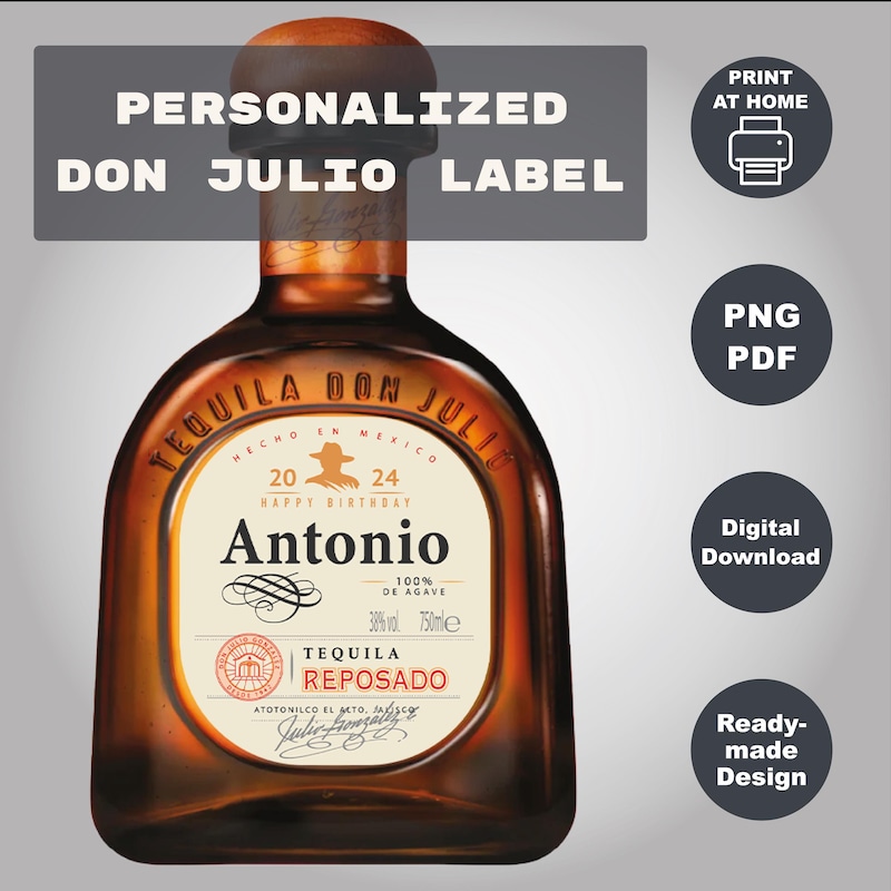 Digital Don Julio Stickers - Etsy