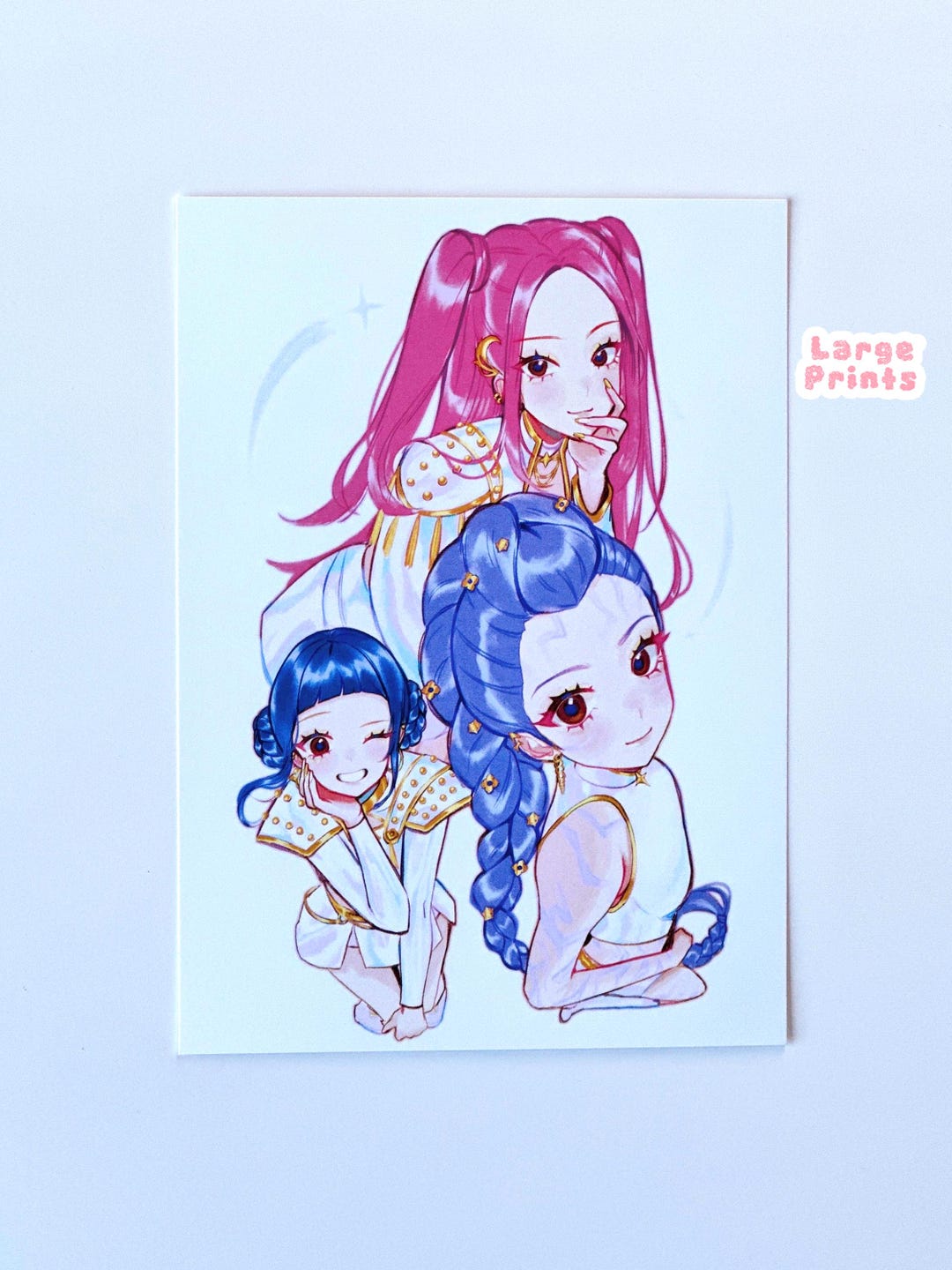 HUNTRIX Large Print | Rumi, Mira, Zoey | KPOP Demon Hunters - Etsy
