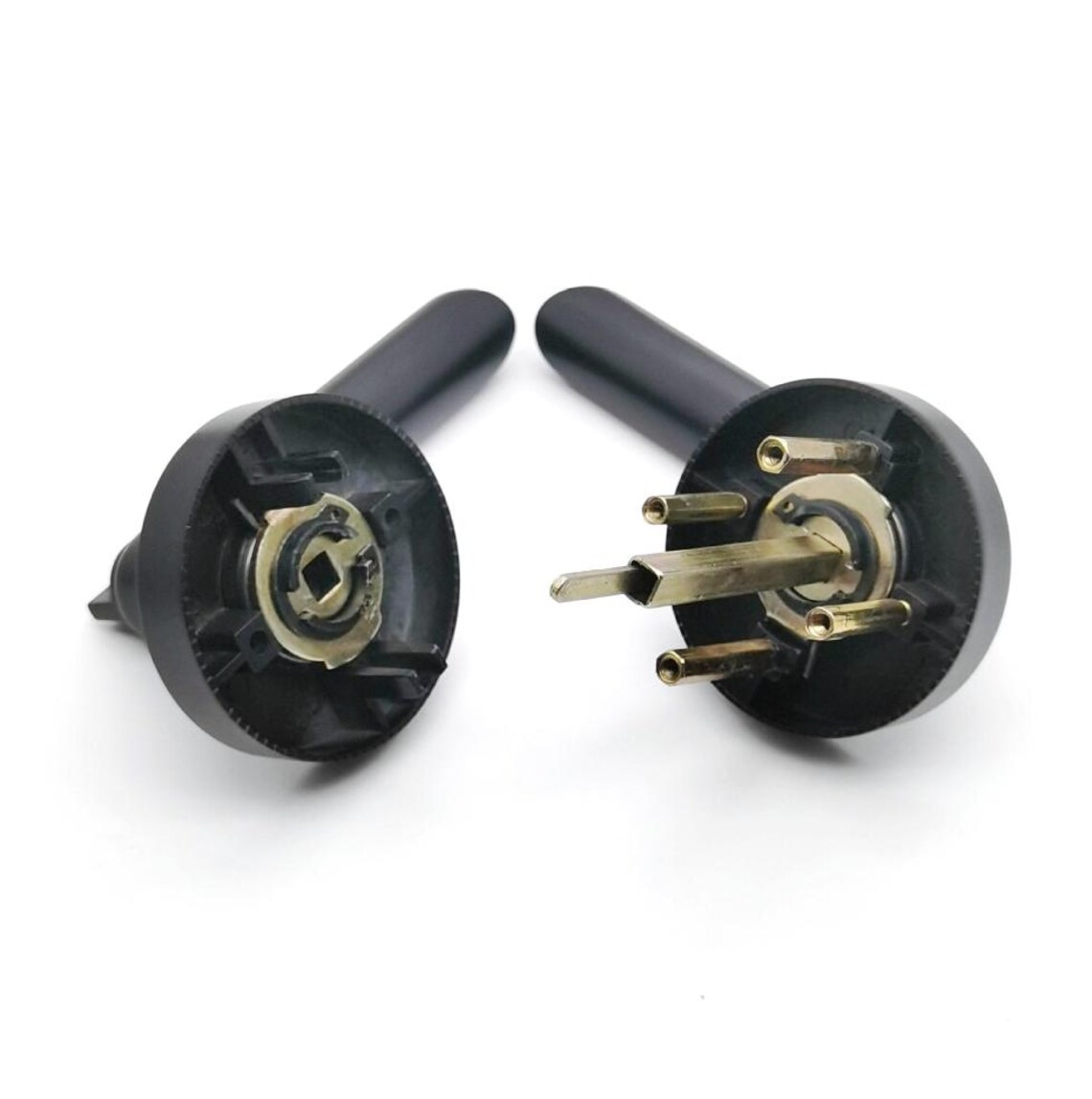 I01B Black Three-bar Spherical Door Handle Lock for Interior Bedroom ...