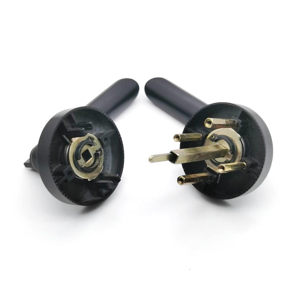 I01B Black Three-bar Spherical Door Handle Lock for Interior Bedroom ...