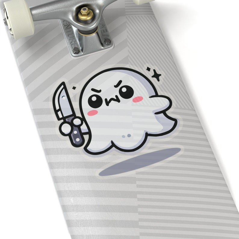 Killer Ghost Sticker | Halloween Phantom Sticker | Horror Character ...