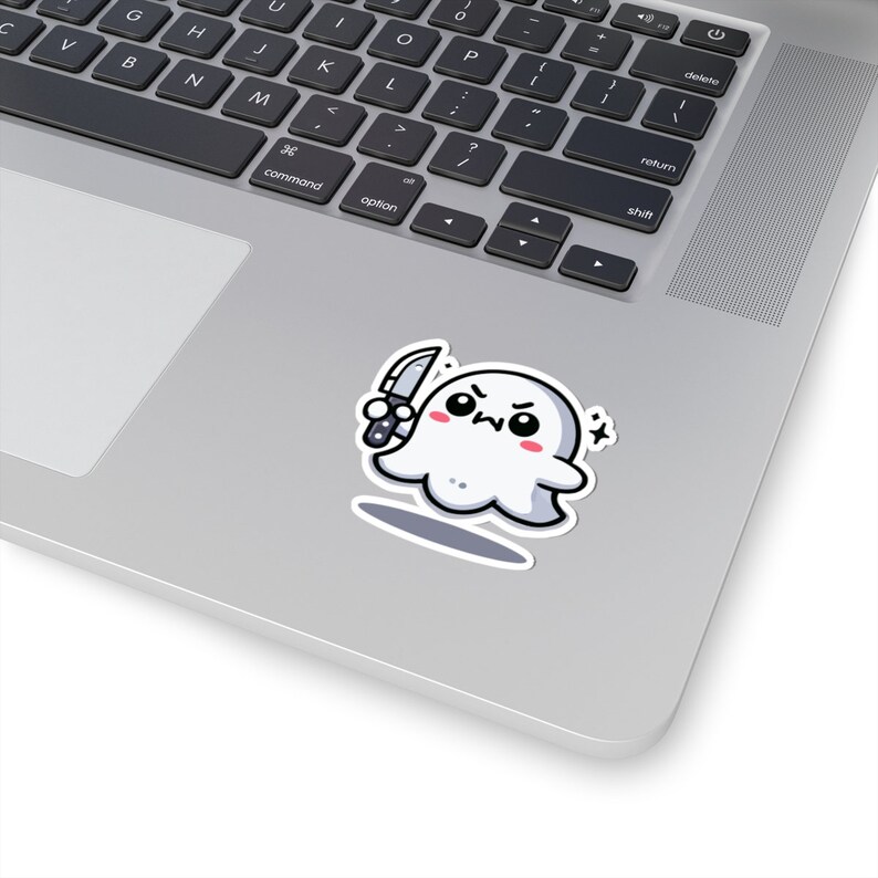 Killer Ghost Sticker | Halloween Phantom Sticker | Horror Character ...