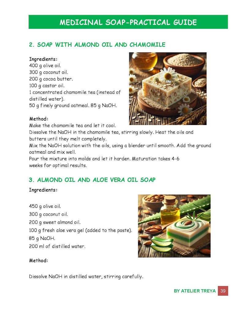 Handmade Medicinal Soap Making Guide: Natural Cold Process Recipes ...