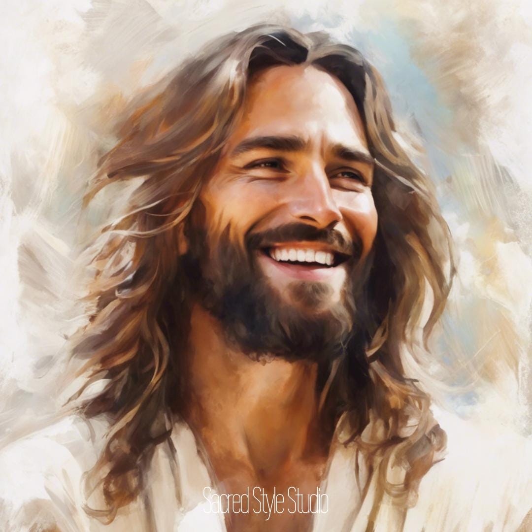 The Joy of Jesus Christ, Jesus Picture, Laughing Christ, Christ's Smile ...