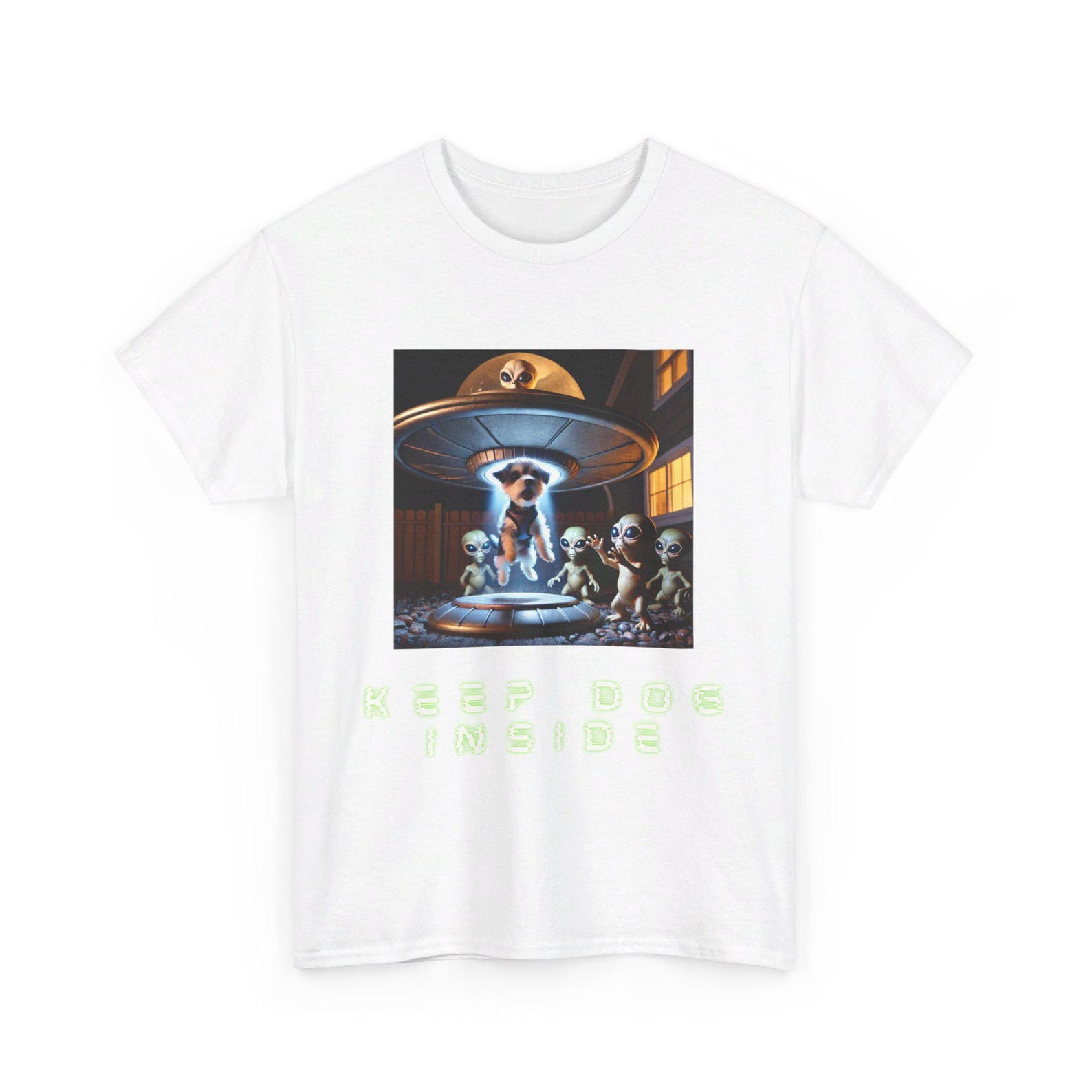 Protect Your Pup With Style: keep Dog Inside UFO and Alien T-shirt - Etsy
